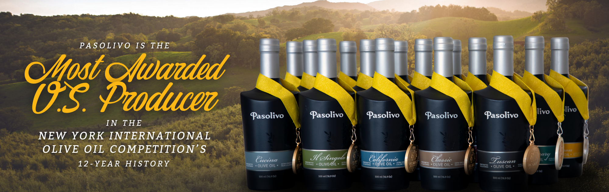 Classic Extra Virgin Olive Oil, 500 mL | Pasolivo | Award-Winning