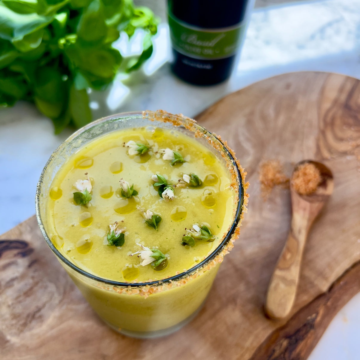 Basil Mango Daiquiri Recipe | Pasolivo | Award-Winning Olive Oil